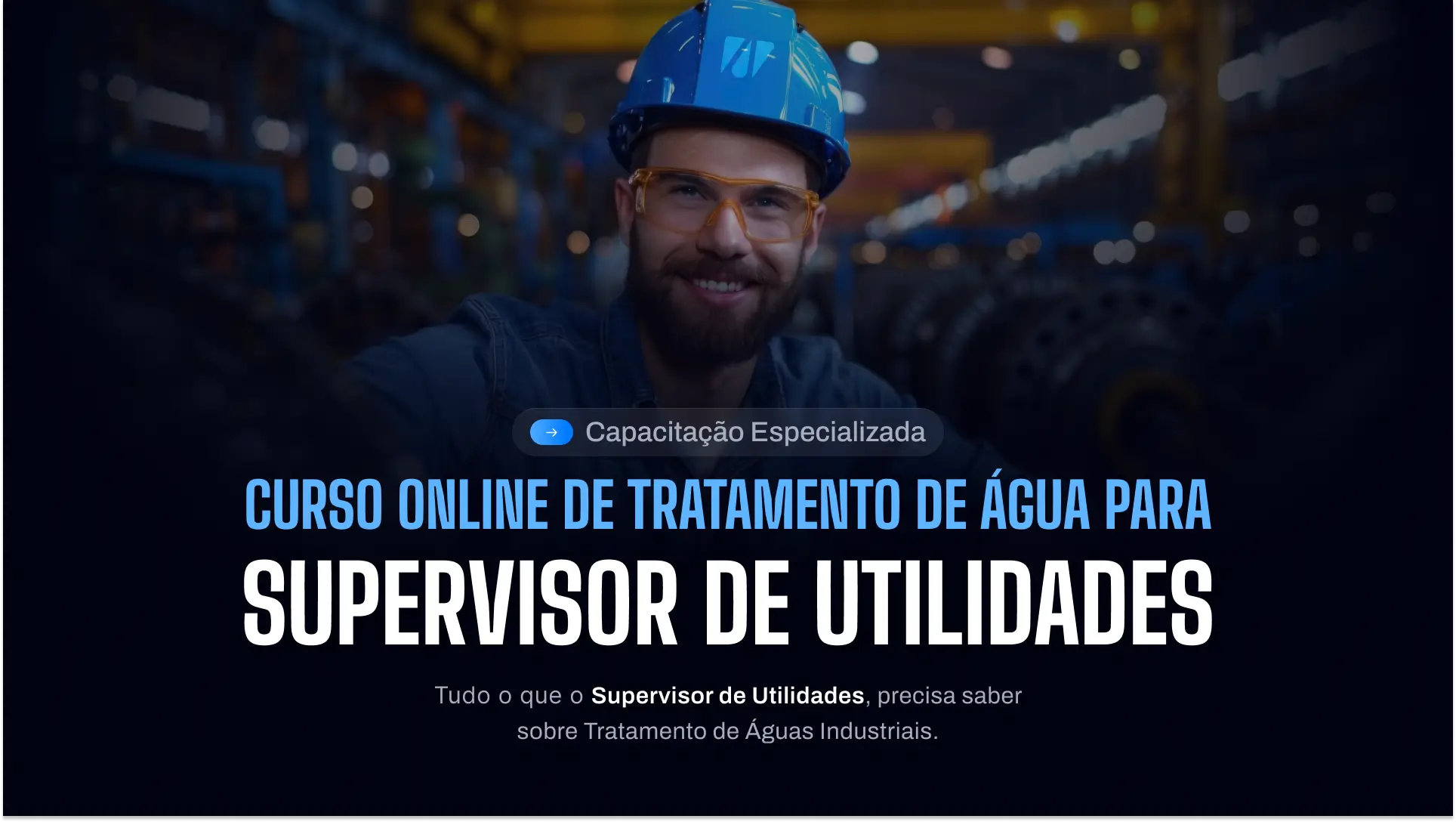 Curso Tratamento de Água para Supervisor de Utilidades - Industrial ...